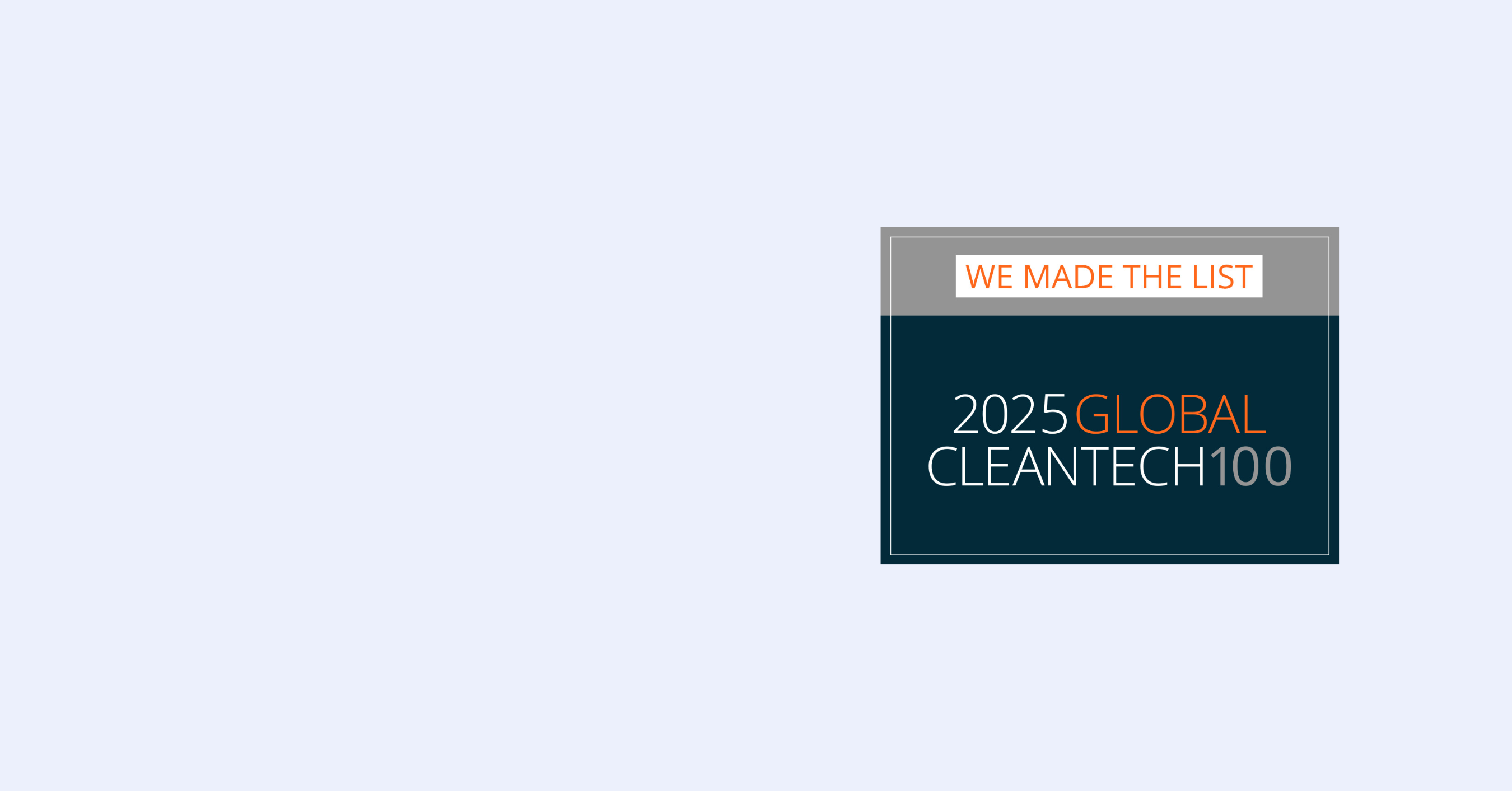 Carbon Clean named on the 2025 Global Cleantech 100