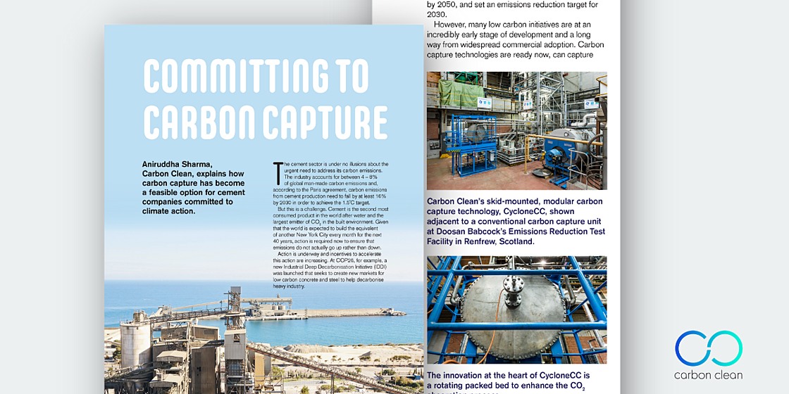 Committing to carbon capture in the cement sector